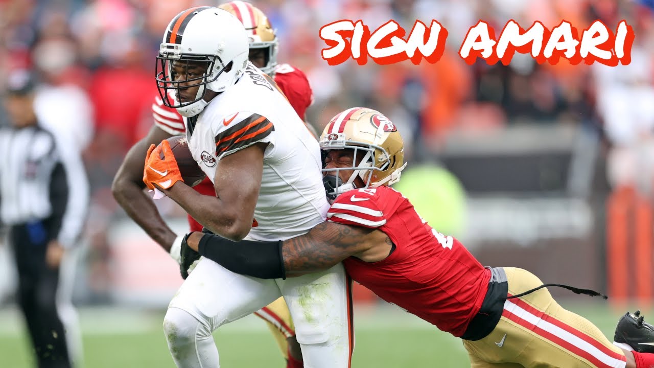 Now is the Time for the 49ers to Sign Amari Cooper - YouTube