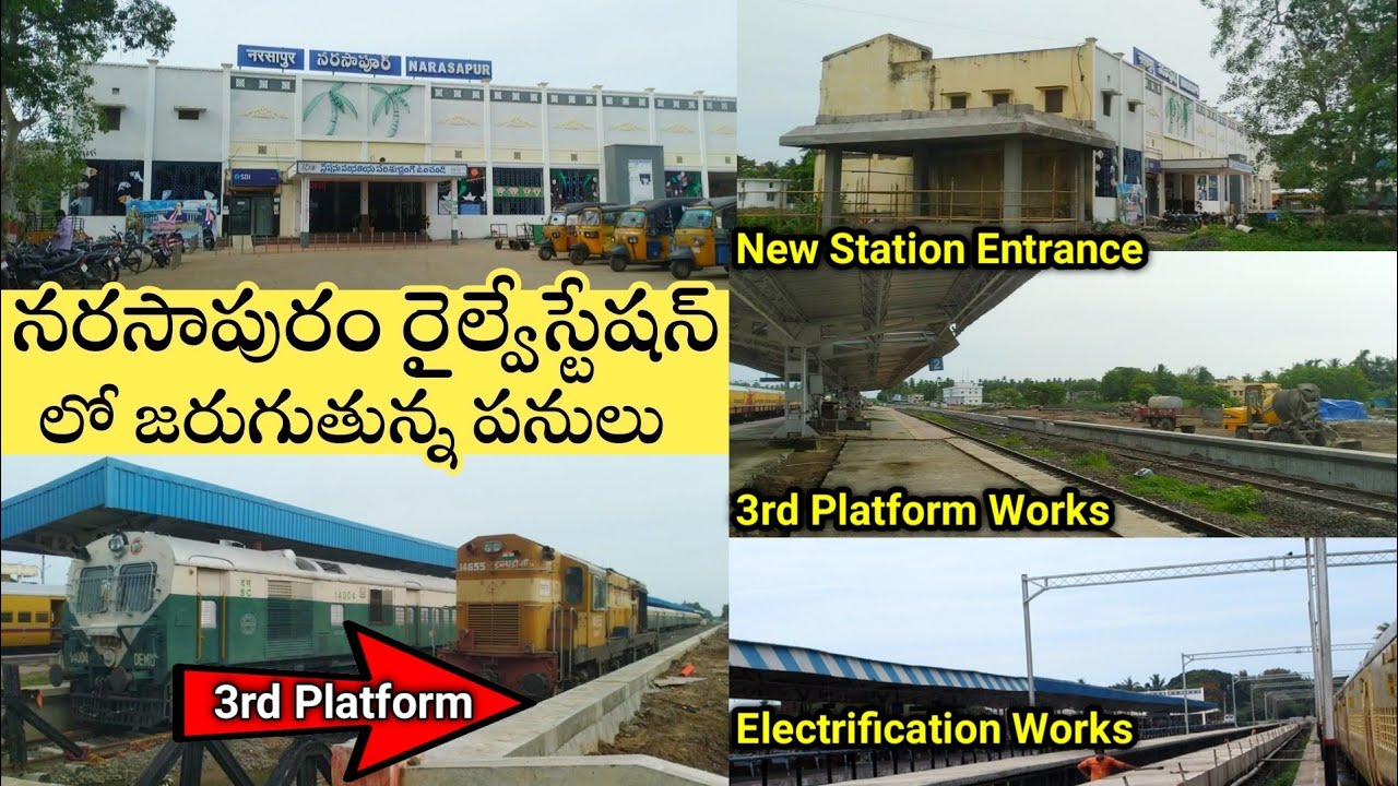 Narasapur Railway Station Development Works&Details|Narasapur Railway ...