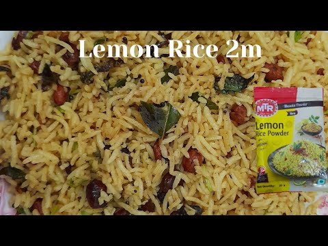 MTR Lemon Rice powder |Lemon Rice Masala powder |How to Make Lemon Rice ...