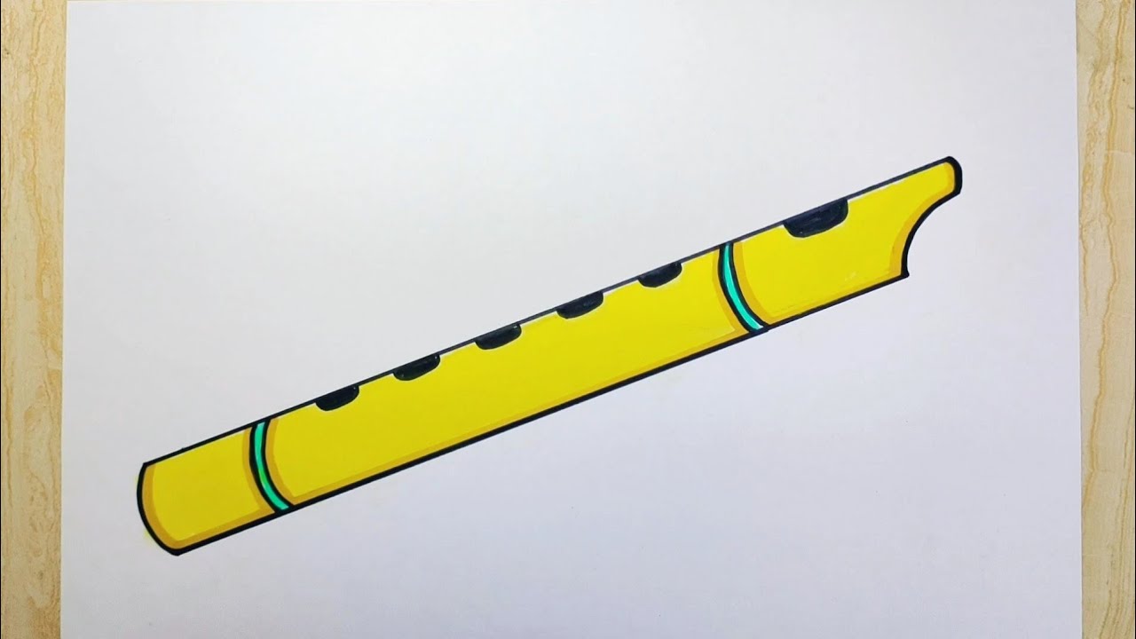 Gambar alat musik tradisional - seruling - YouTube