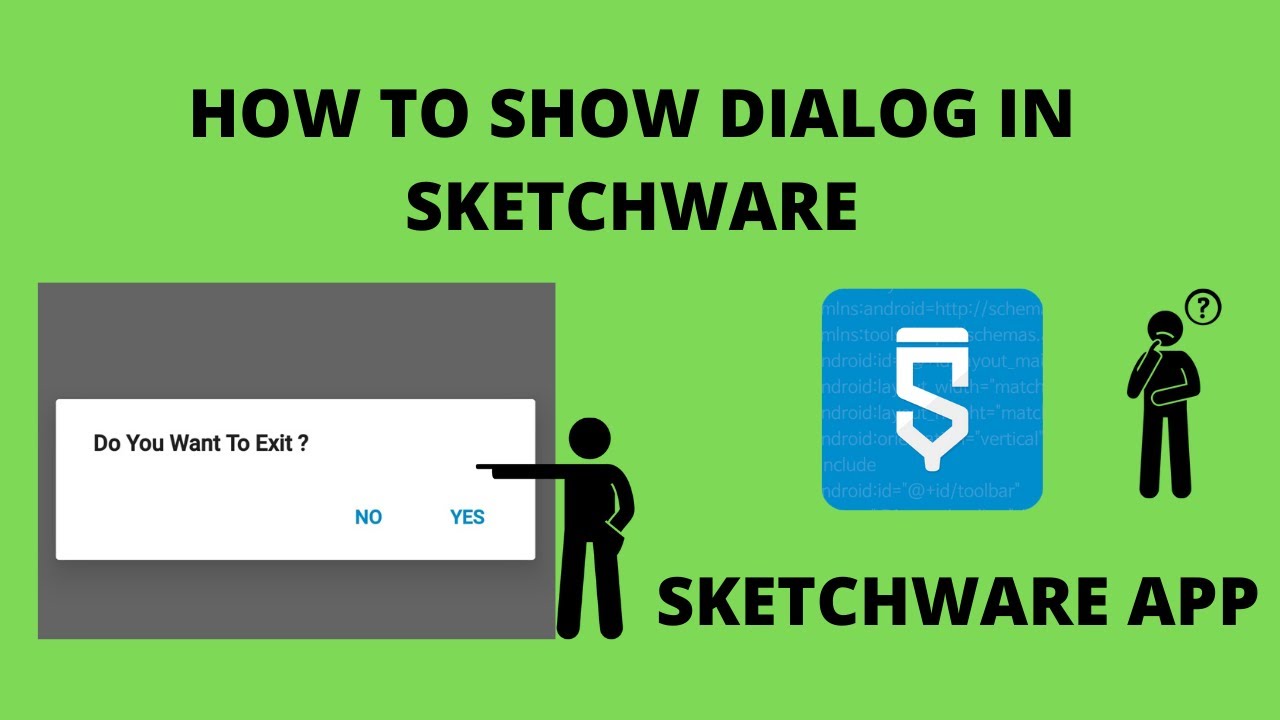 How To Show Dialog In Sketchware Sketchware Helper Youtube