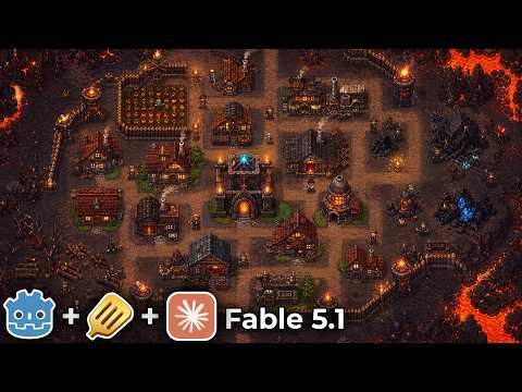 Claude Fable 5.1 is IMPRESSIVE At Making Godot Games With SpriteCook
