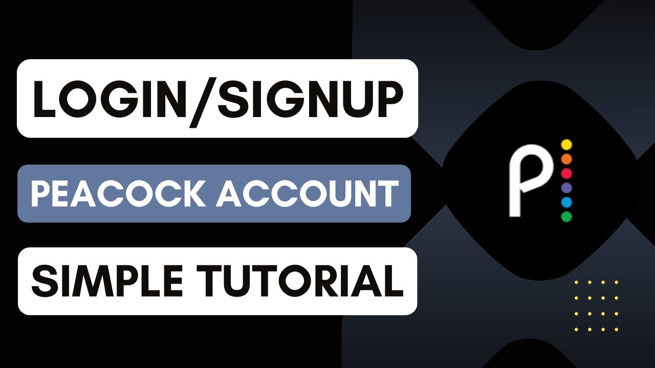 How To Log In To Peacock - YouTube