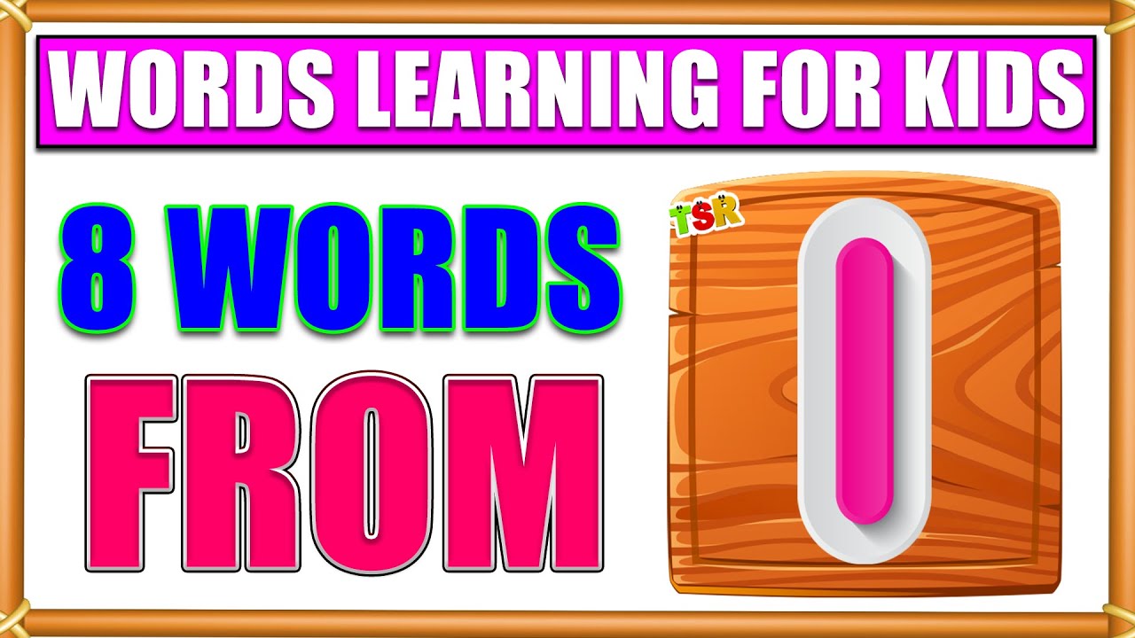Kindergarten Learning | 8 Words From I | Words Learning For Kids - YouTube