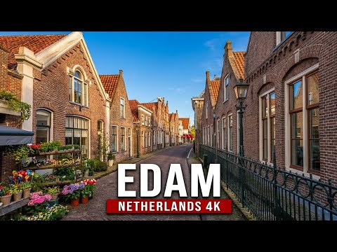 The cheesiest city in the Netherlands❤️‍🔥 | EDAM walkingtour 4K