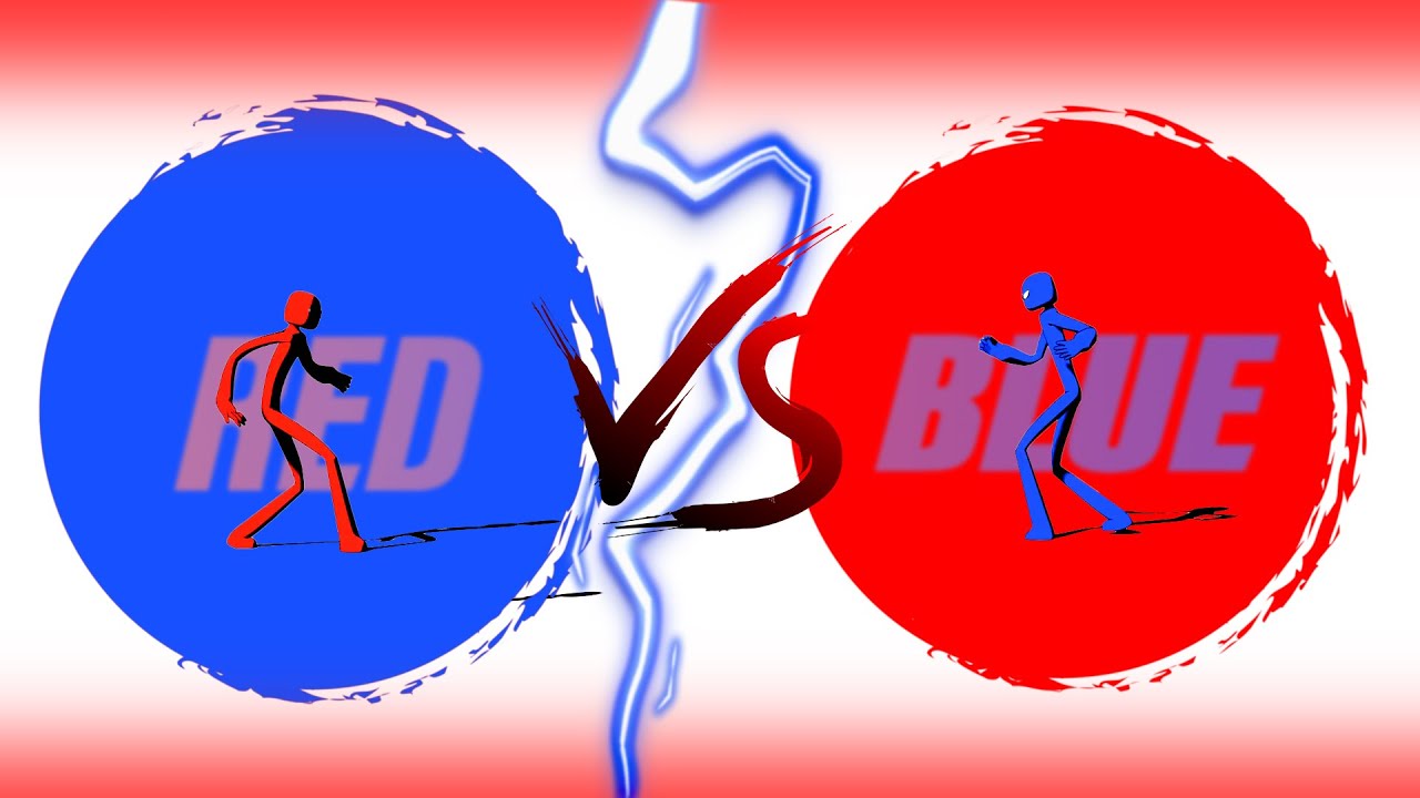 Red VS Blue | Stickman Fight - YouTube