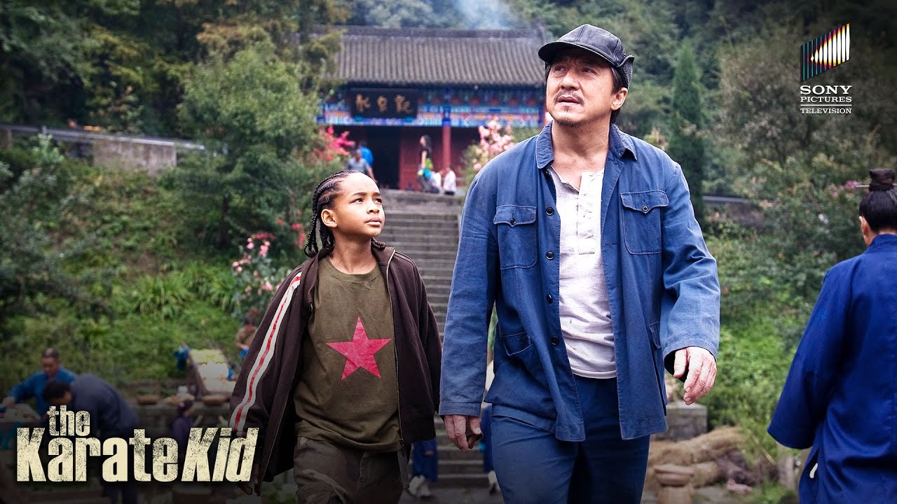 Dre visits Mr. Han's Karate school | The Karate Kid - YouTube