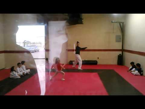 Lena TKD Day 1 Kicho Poomse