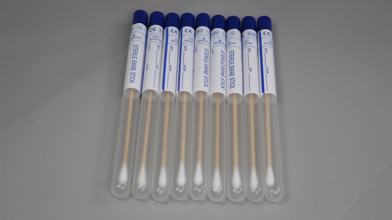 Medical Disposable Swab Stick Female Cotton Swabs Bamboo Sticks Stuart ...