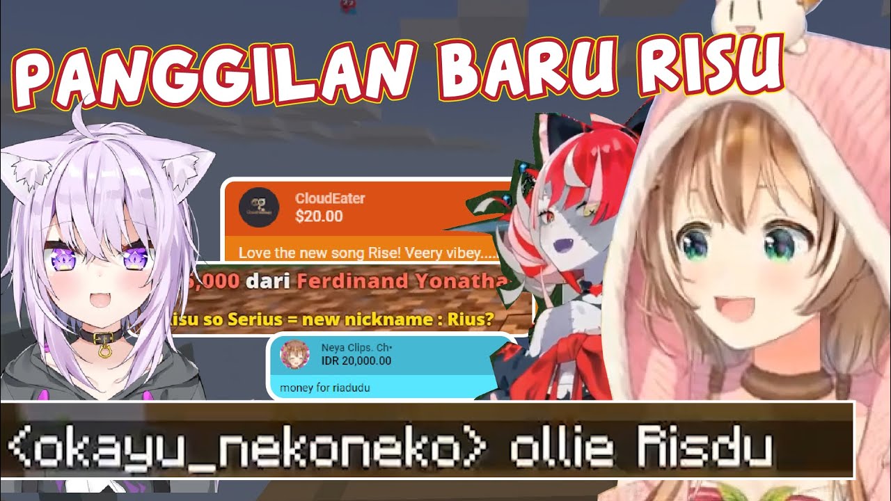 Okayu Manggilnya Risdu dan Panggilan Risu Baru Lainnya (Rius, Rise ...