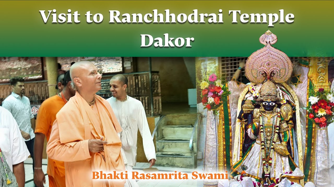 Visit to Ranchhodrai Temple, Dakor | Bhakti Rasamrita Swami - YouTube