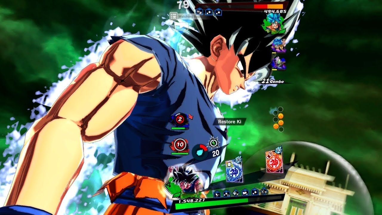 Revival UI-SIGN Goku & Ultra Hit Time Skip on Full-Screen Landscape ...