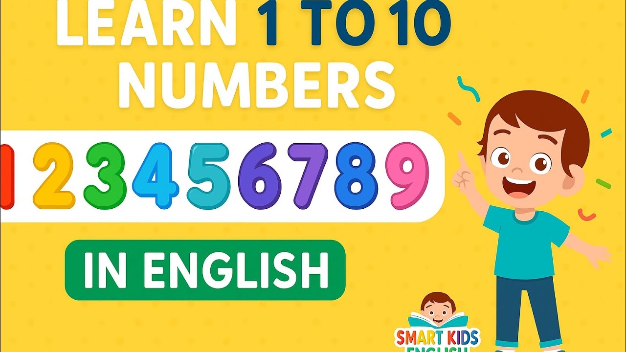 Learn Numbers 1 to 10 in English | Fun Counting for Kids | Smart Kids ...