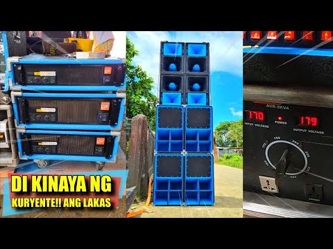 UBUSAN NG KURYENTE AT LAKAS - Testing Live Fet Power Amps by OceanWave ...