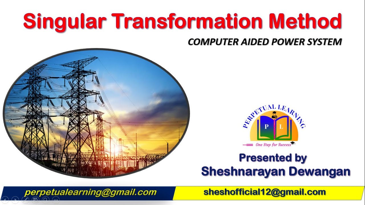SINGULAR TRANSFORMATION METHOD - YouTube