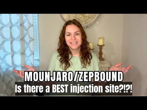 MOUNJARO/ZEPBOUND BEST INJECTION SITE FOR WEIGHT LOSS - YouTube