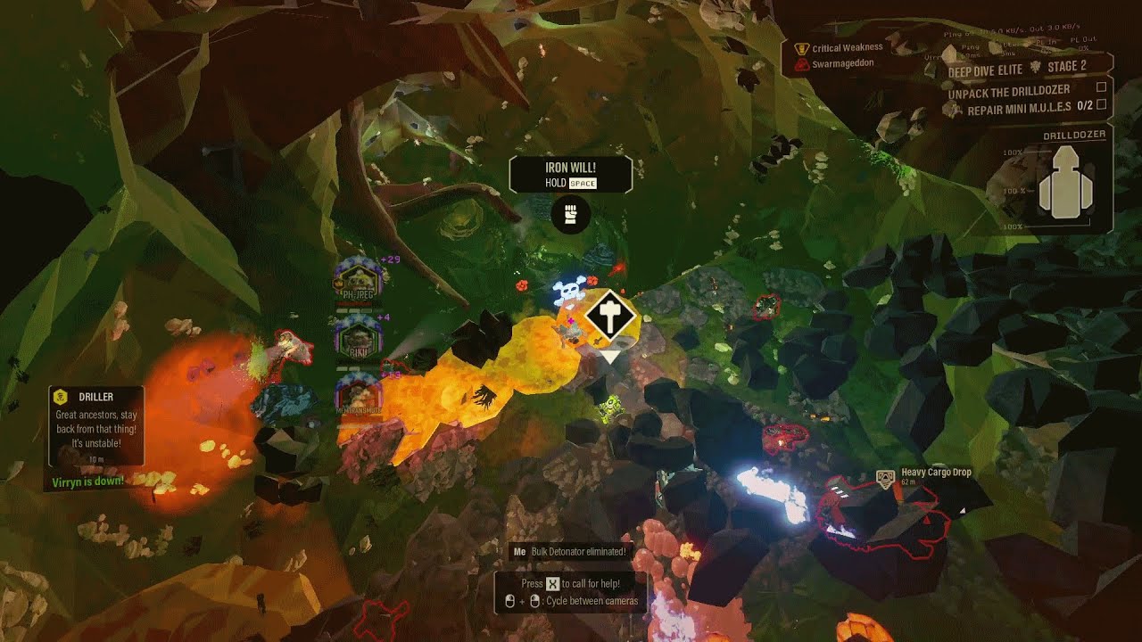 HazLx2 EDD - Blue Thunder Scout POV (Deep Rock Galactic) - YouTube