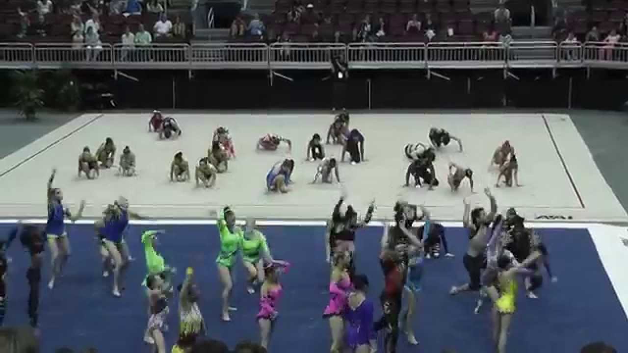 Acroarmy performance at USA Gymnastics Annual Championships Part 2 ...