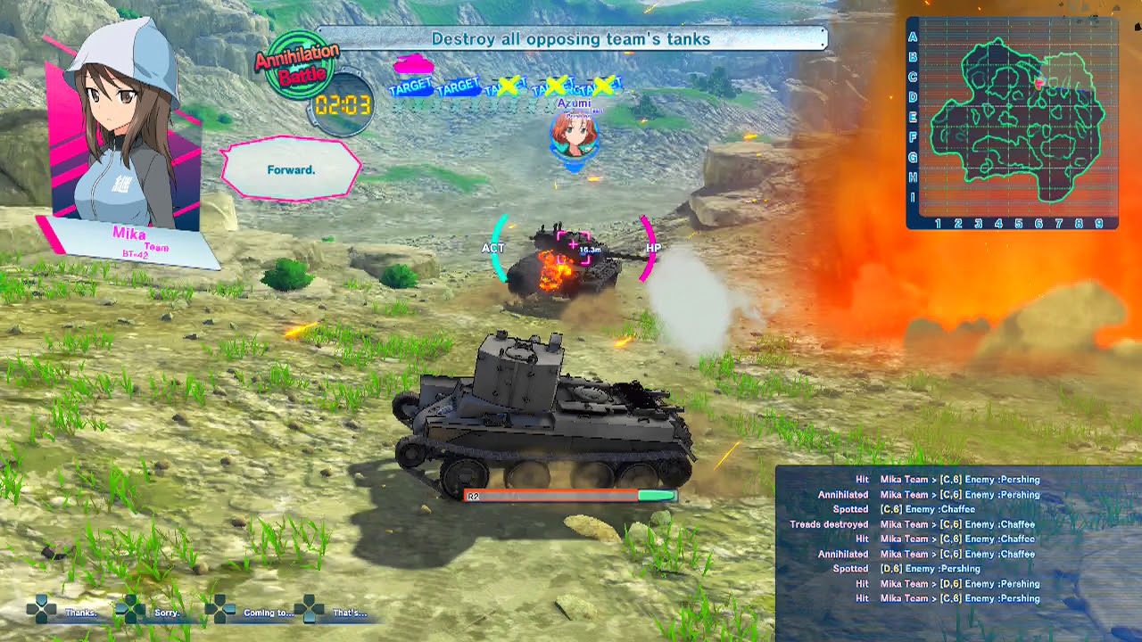 Girls Und Panzer: Dream Tank Match - Annihilation Match: Jatkosota vs ...