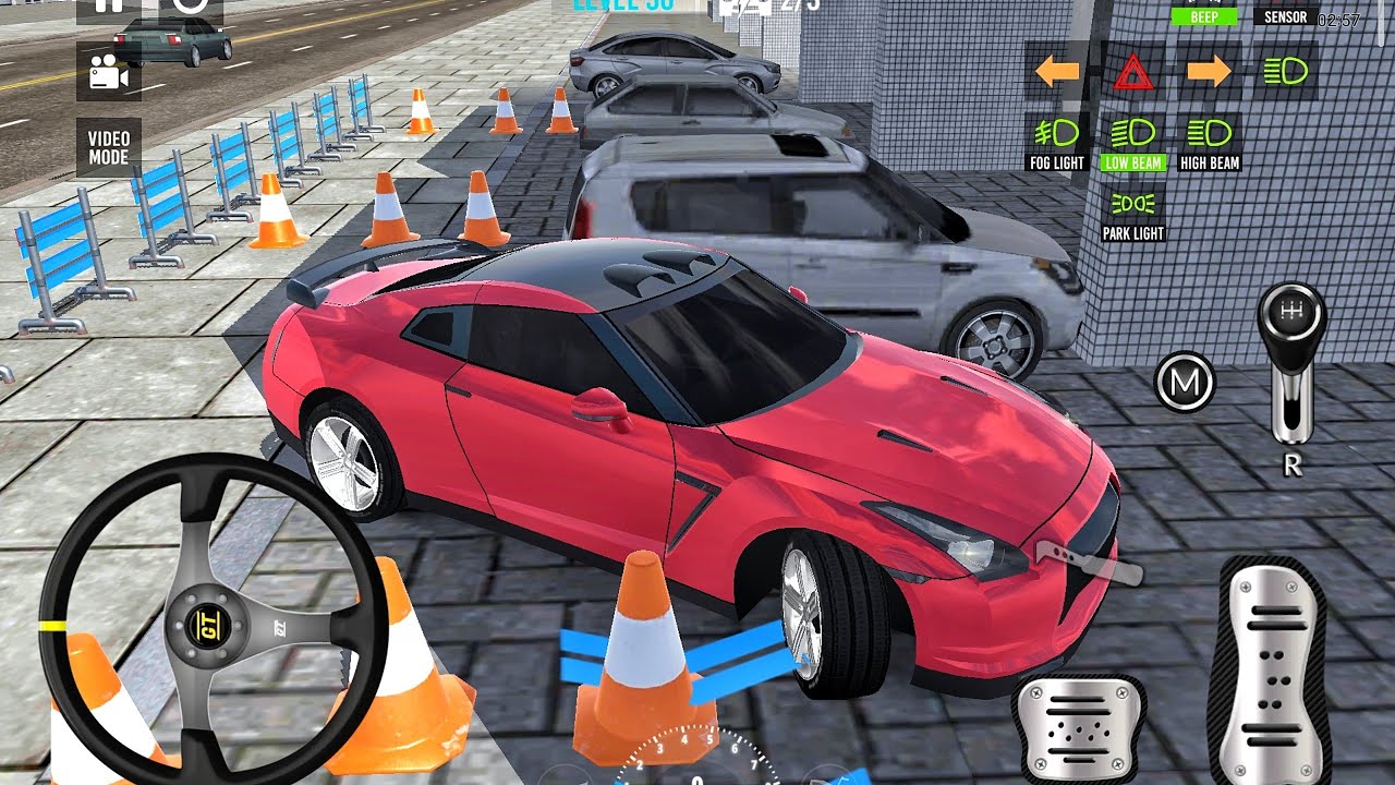 Real Driving Simulator: Nissan GTR Hard Parking: Car Game Android ...