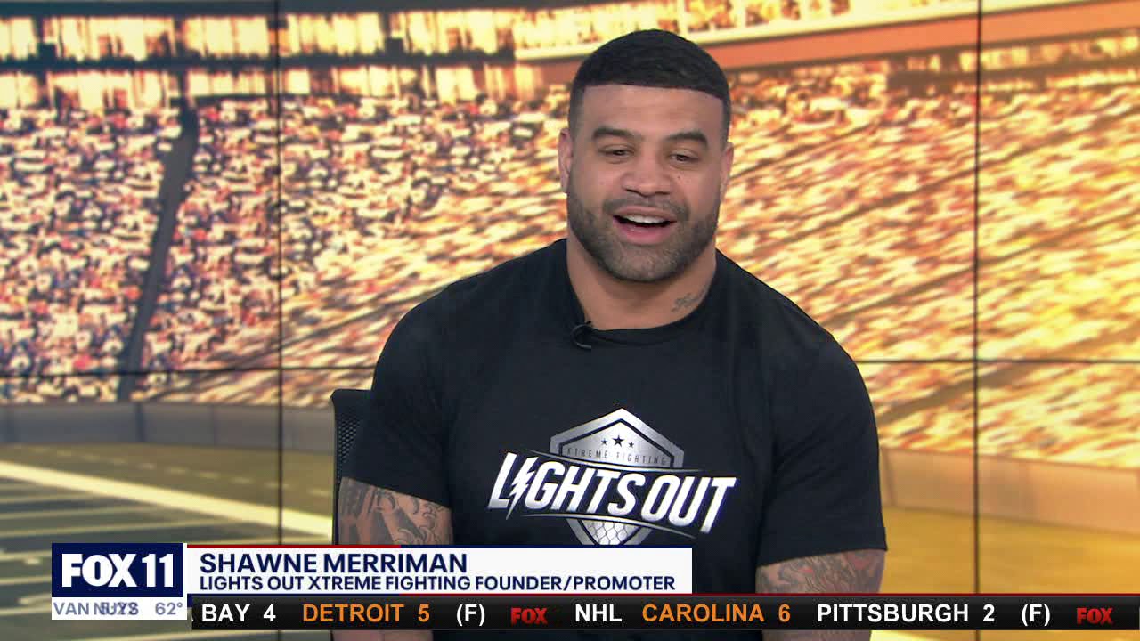 shawne merriman xtreme fighting KTTV sportswrap Mar 8, 2020 - YouTube