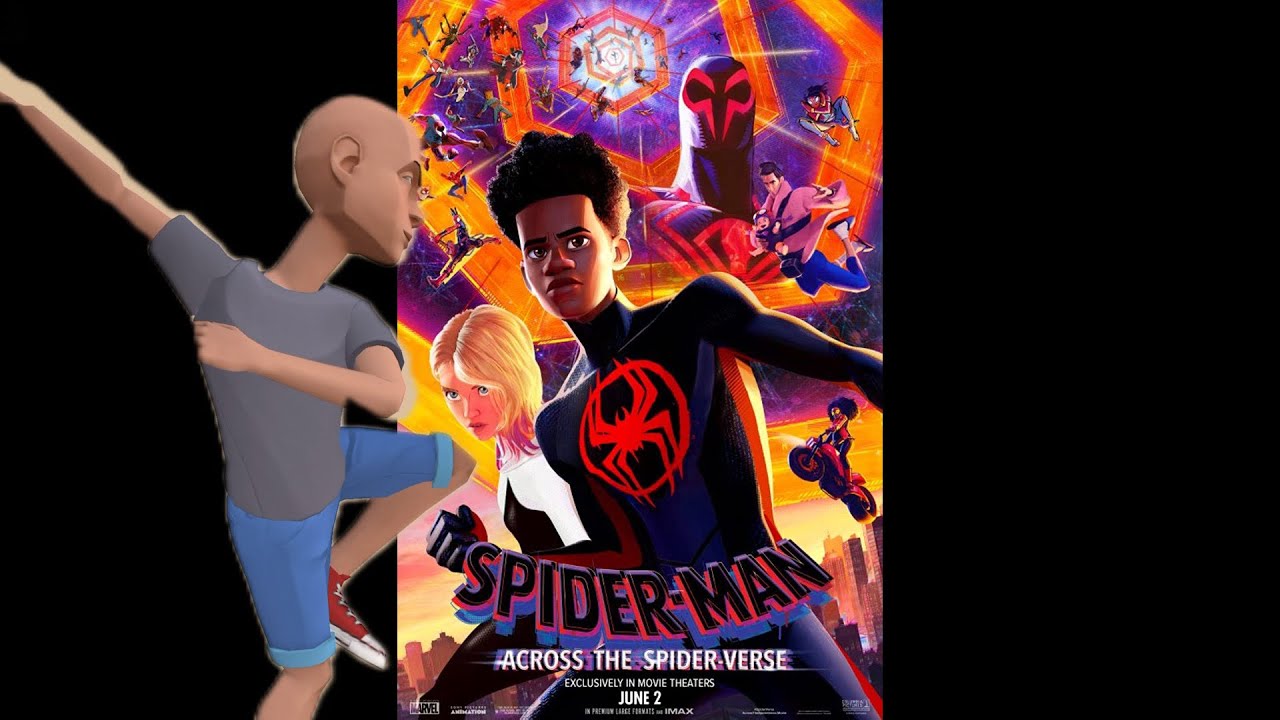Classic caillou goes and see spider man across the spider verse while ...