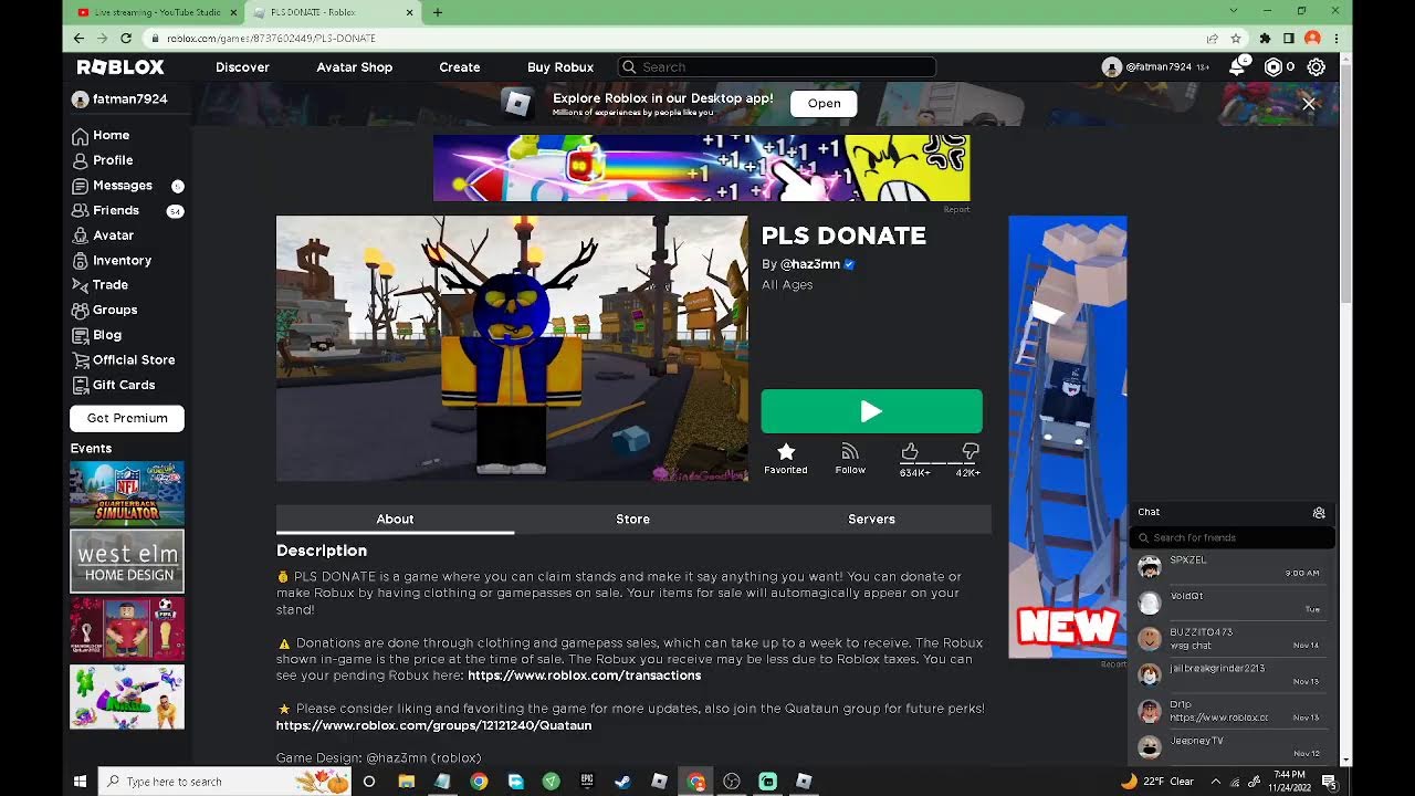 Pls donate live stream. - YouTube