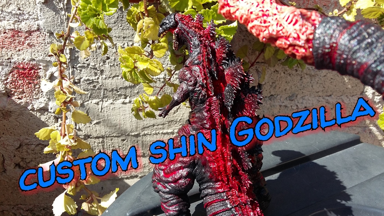 S.H.MonsterArts Shin Godzilla custom paint update part #2 - YouTube