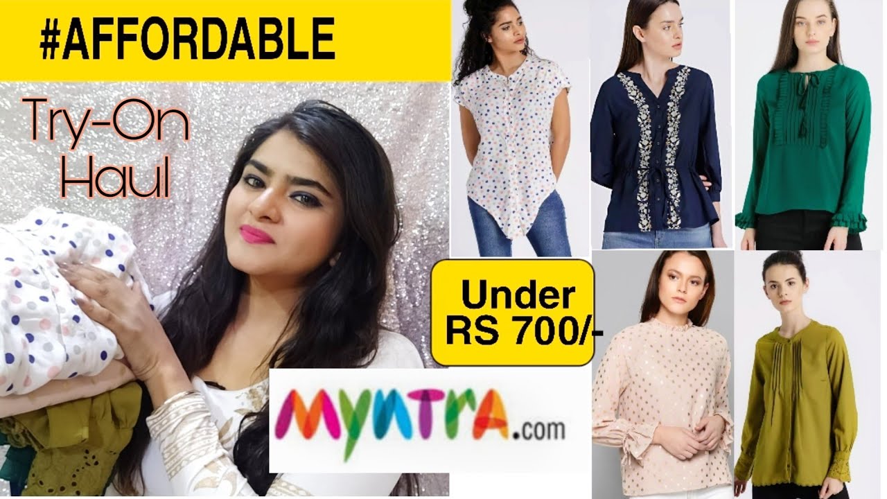 MYNTRA haul | Myntra TOPS haul | Myntra Online shopping | AFFORDABLE ...