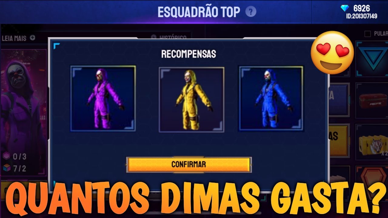 PEGANDO TODOS OS TOP CRIMINAL FREE FIRE, EVENTO ESQUADRÃO TOP, COMO ...