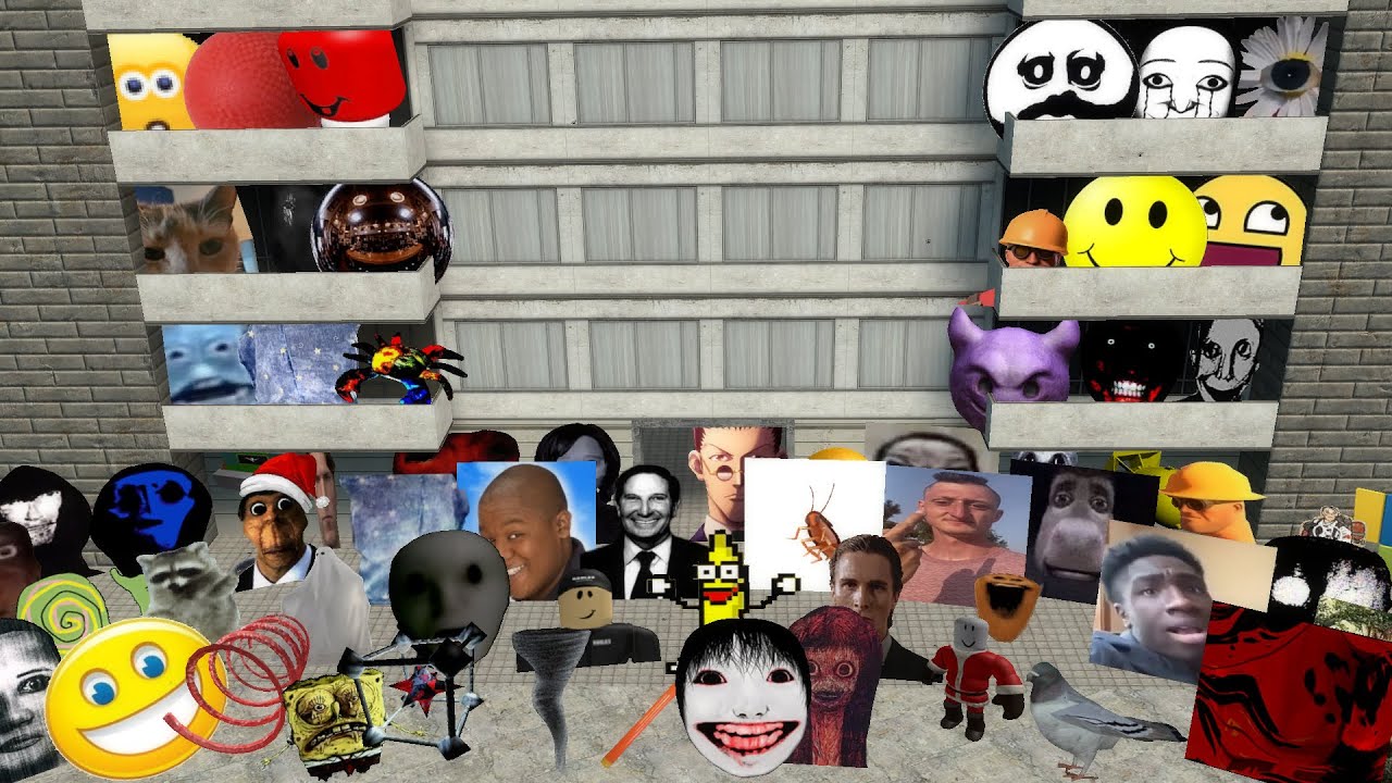 ALL FULL NICO'S NEXTBOT, 2D NEXTBOTS, OBUNGA NETBOT NEW UPDATE In Garry ...