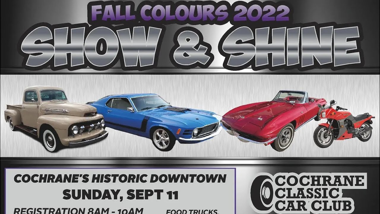 Cochrane Car Show 2022 - YouTube