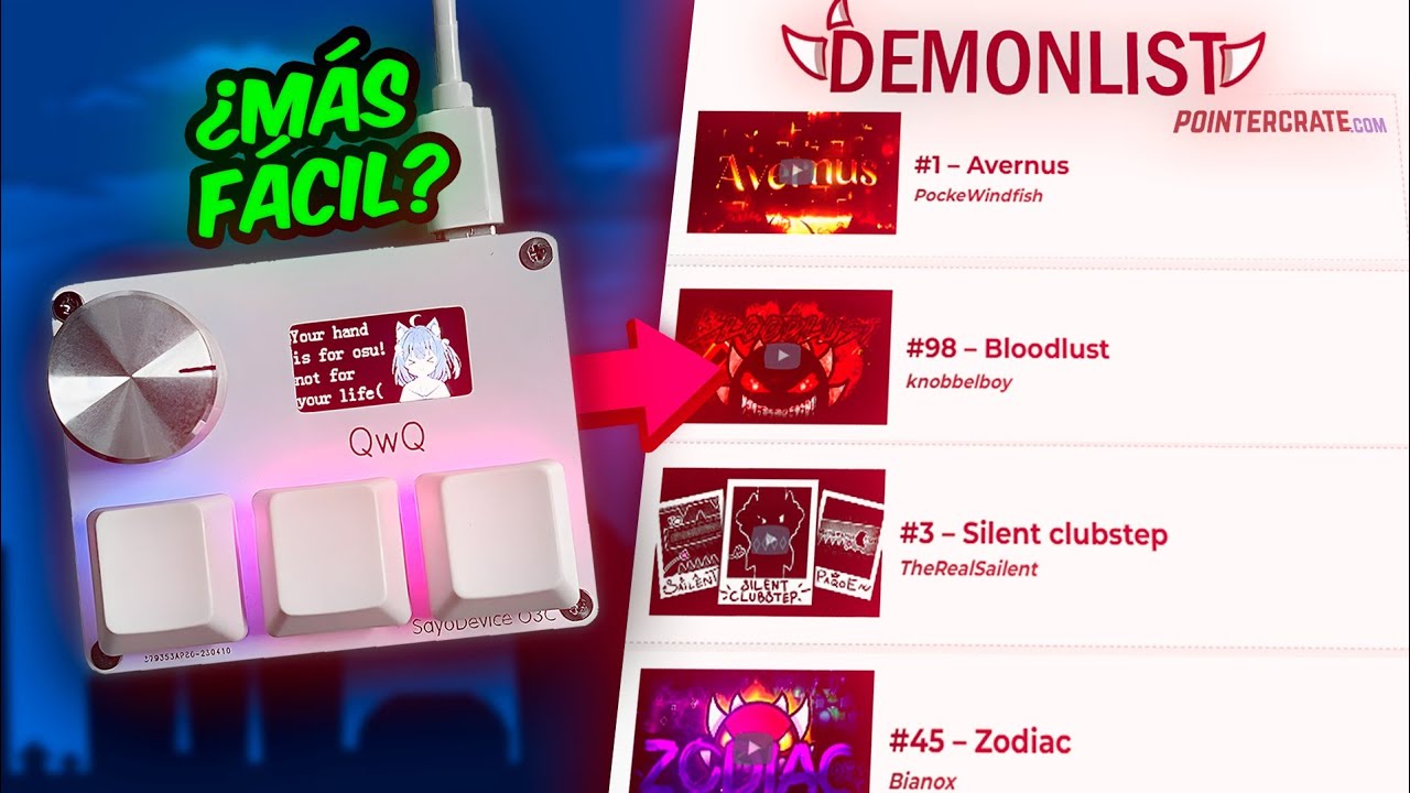 ¿LO MEJOR PARA JUGAR GEOMETRY DASH?🤔 SAYODEVICE O3C UNBOXING ...