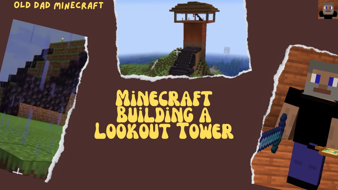 Minecraft Building a Lookout Tower - YouTube