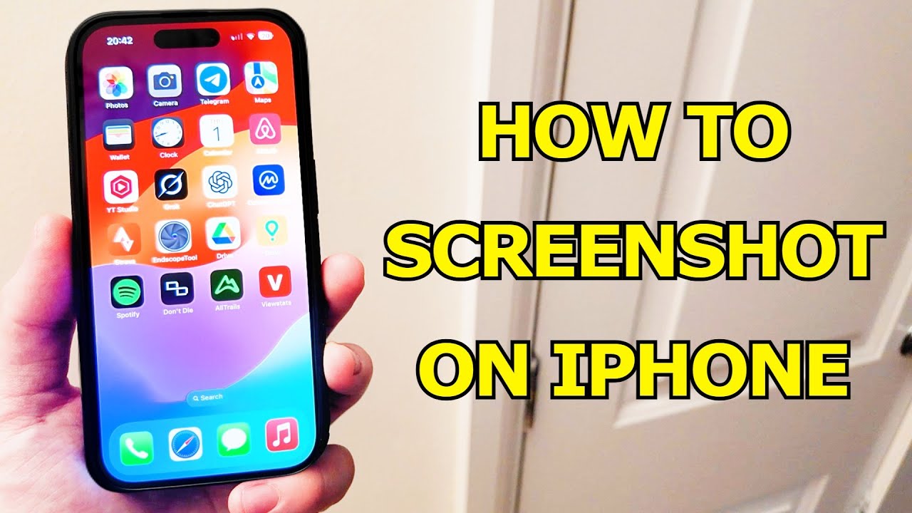 How To Screenshot on ANY iPhone — EASY GUIDE - YouTube