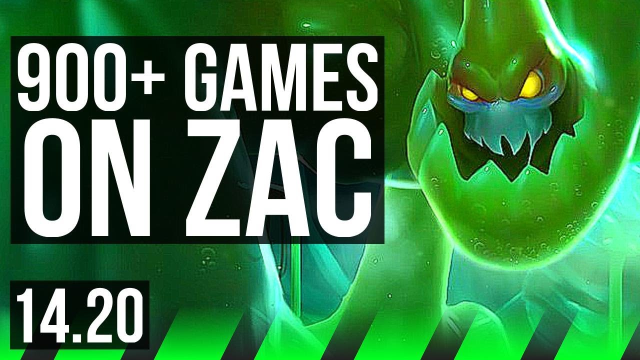 ZAC vs DARIUS (JGL) | Rank 7 Zac, 900+ games, Godlike | BR Diamond | 14 ...