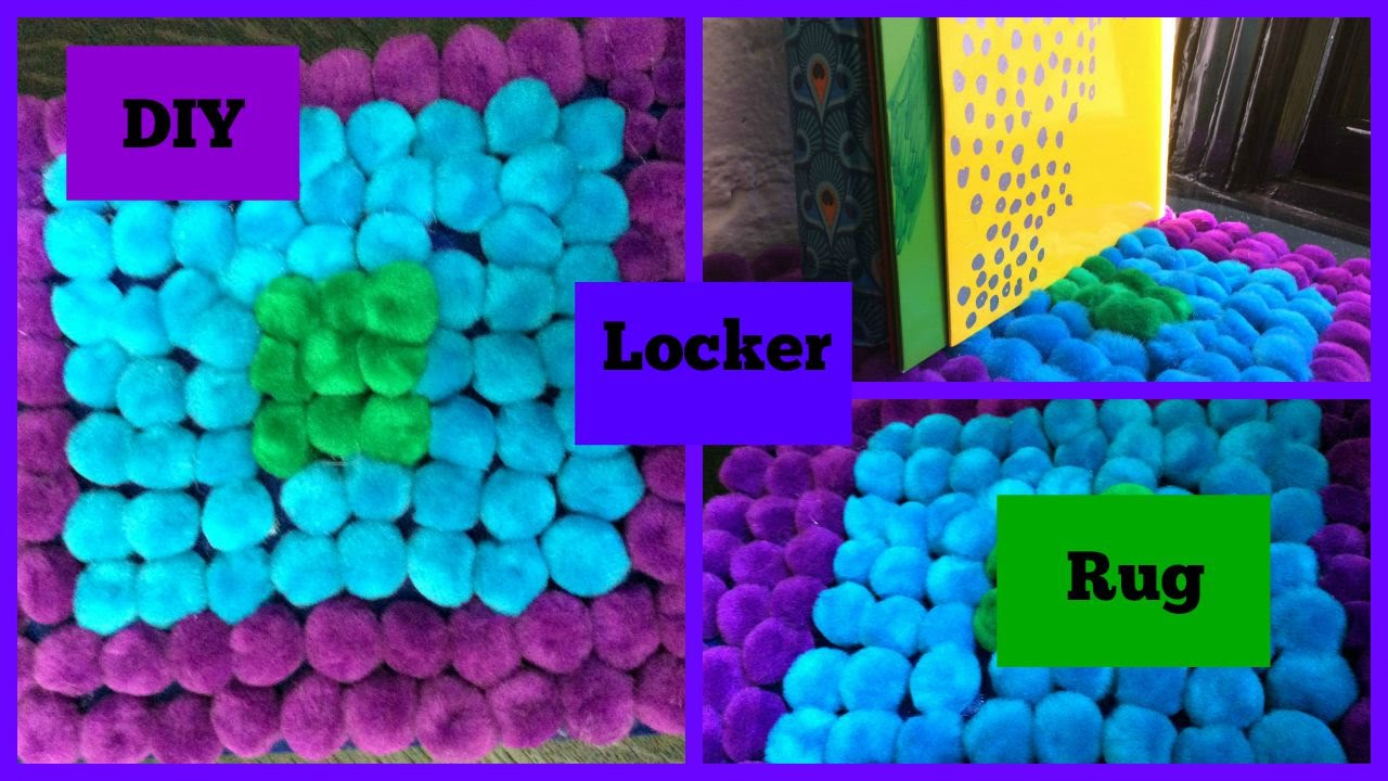 Locker Rug DIY - YouTube