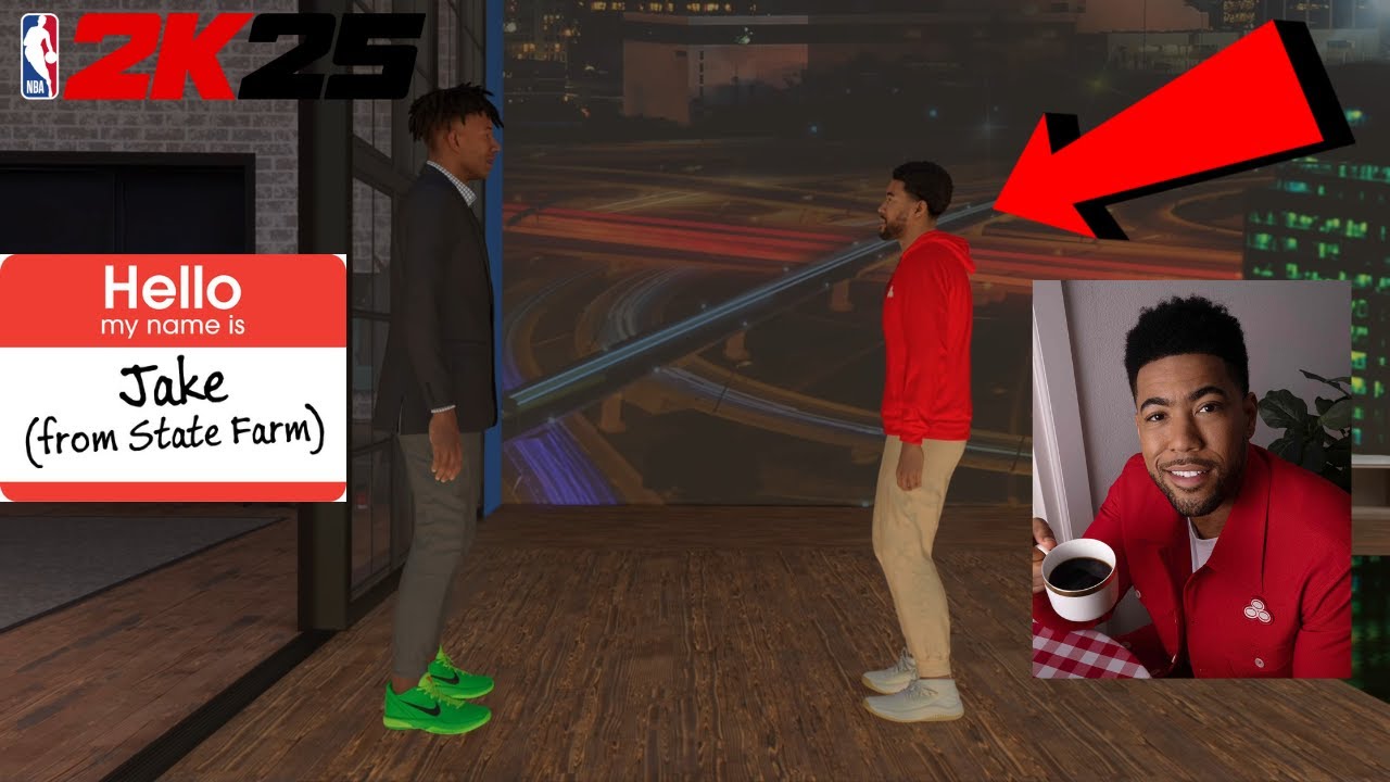 NBA 2K25 I HAD TO PLAY JAKE FROM STATE FARM. - YouTube