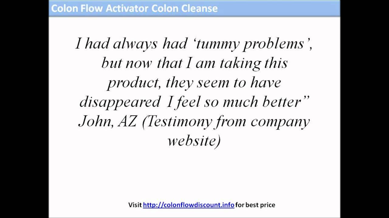 Colon Flow Activator As Seen On TV Review - YouTube
