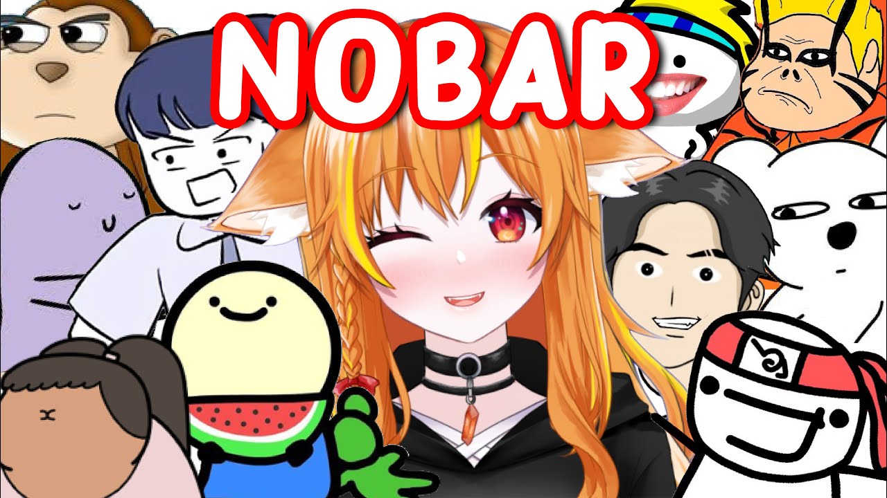 NOBAR ANIMASI LUCU RAME RAME! - YouTube