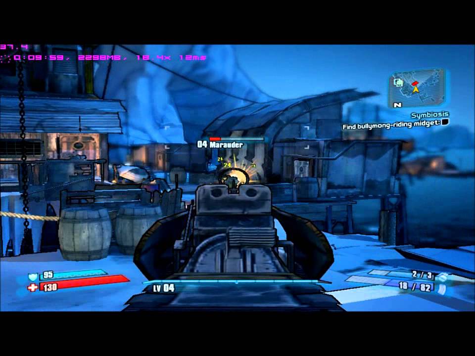 Let's Play Borderlands 2 EP: 3 - Bullymong Riding Midget - YouTube