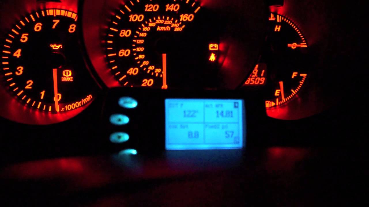 MSD Dash Hawk mazda splash - YouTube