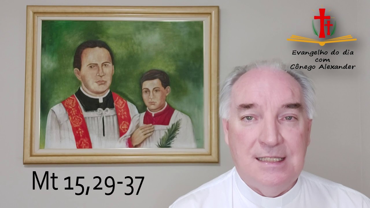 Evangelho do Dia com o Cônego Alexander Mello Jaeger. - YouTube