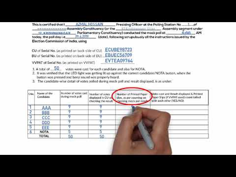 MOCK POLL CERTIFICATE FILL UP STEP BY STEP: NEW 2019 - YouTube