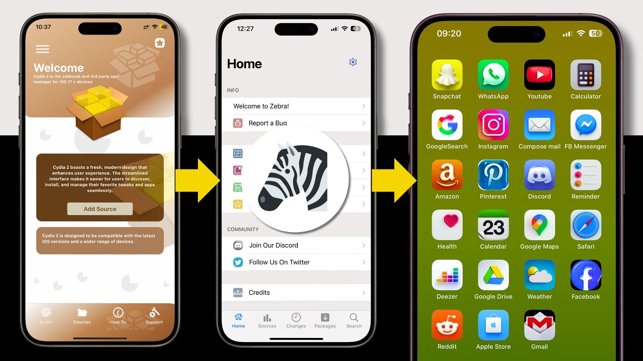 How to Install ZEBRA package manager from Cydia 2 | Easy Guide | 2024 ...