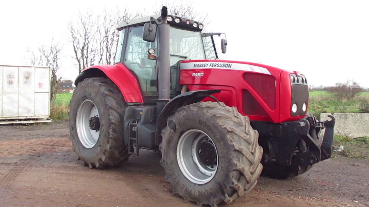 Massey Ferguson 8480-4wd Retrade - YouTube