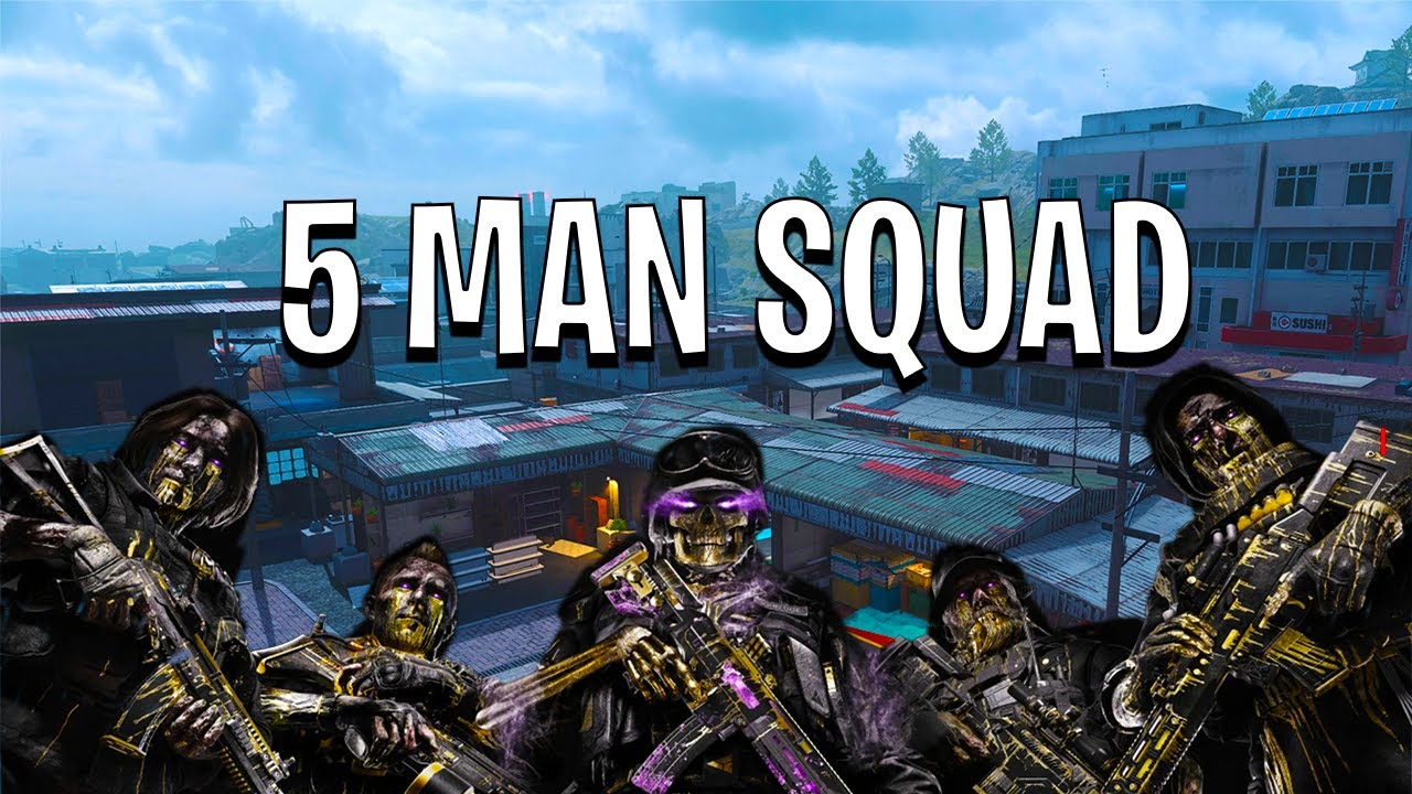 Call of duty Warzone: 5 Teammate Squad. We couldn't believe it until we ...