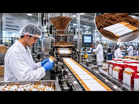 How Cigarettes Are Made in a Factory!