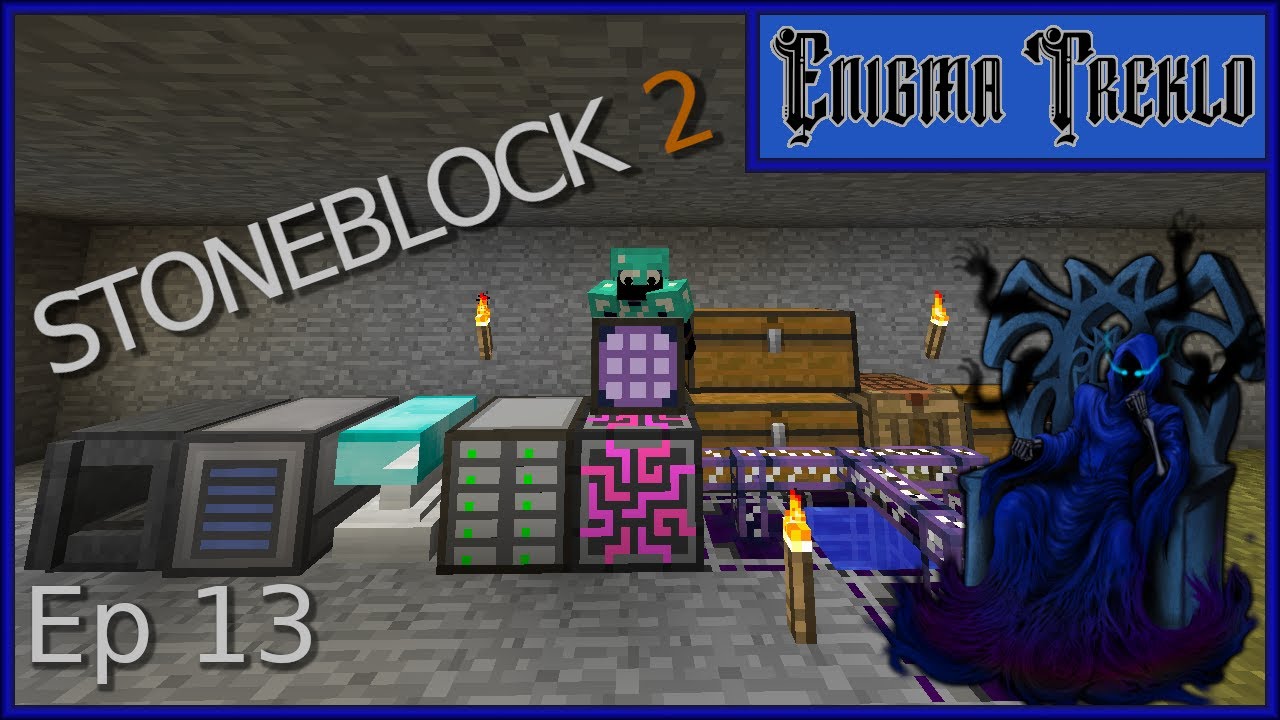 Minecraft StoneBlock 2 - Episode 13: Check Out My New Rig! - YouTube
