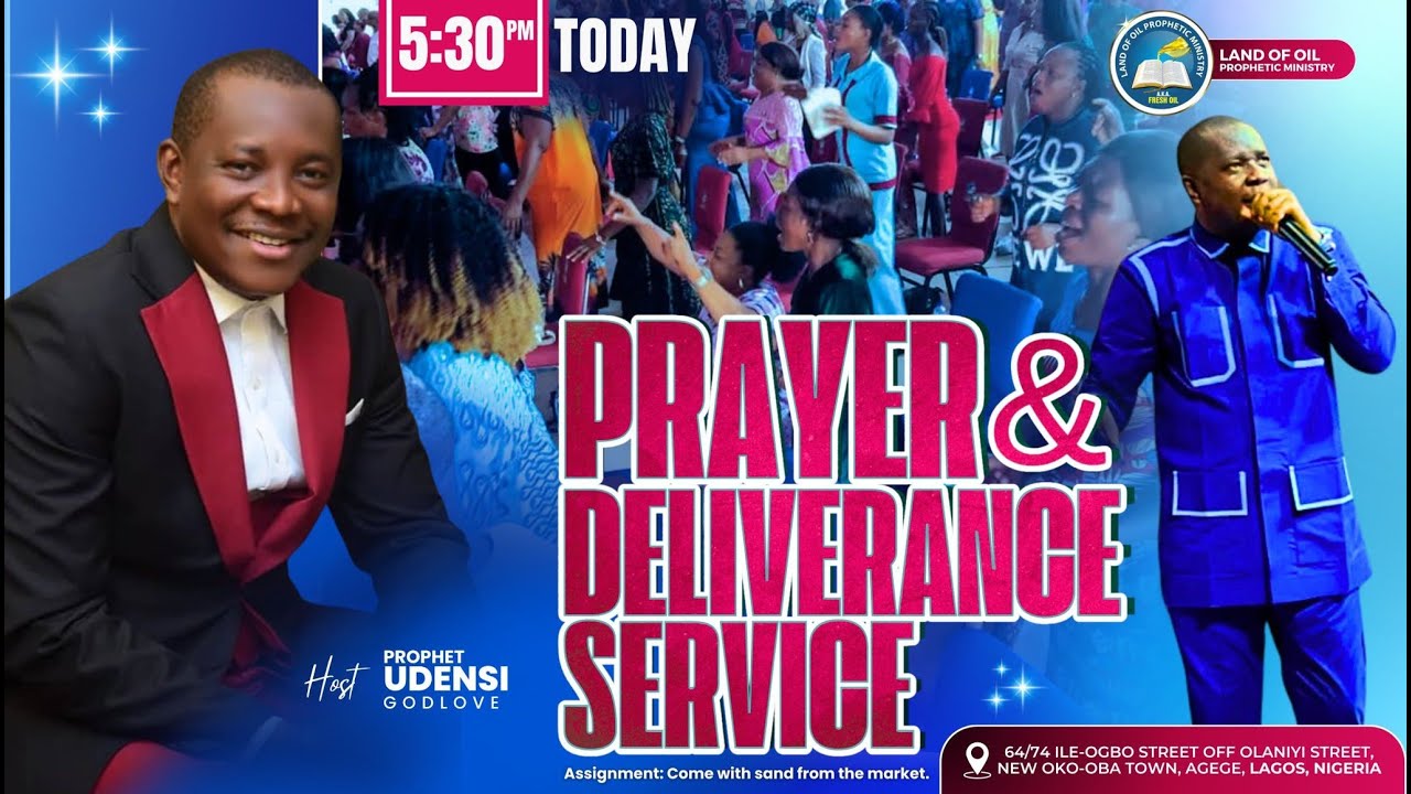 PRAYER AND DELIVERANCE SERVICE - YouTube